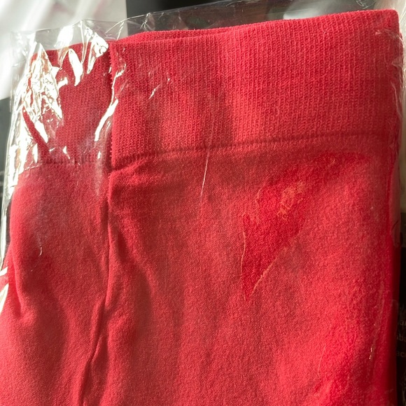 Intimates & Sleepwear | Nwt Watermelon Red Velvet Stockings Opaque ...